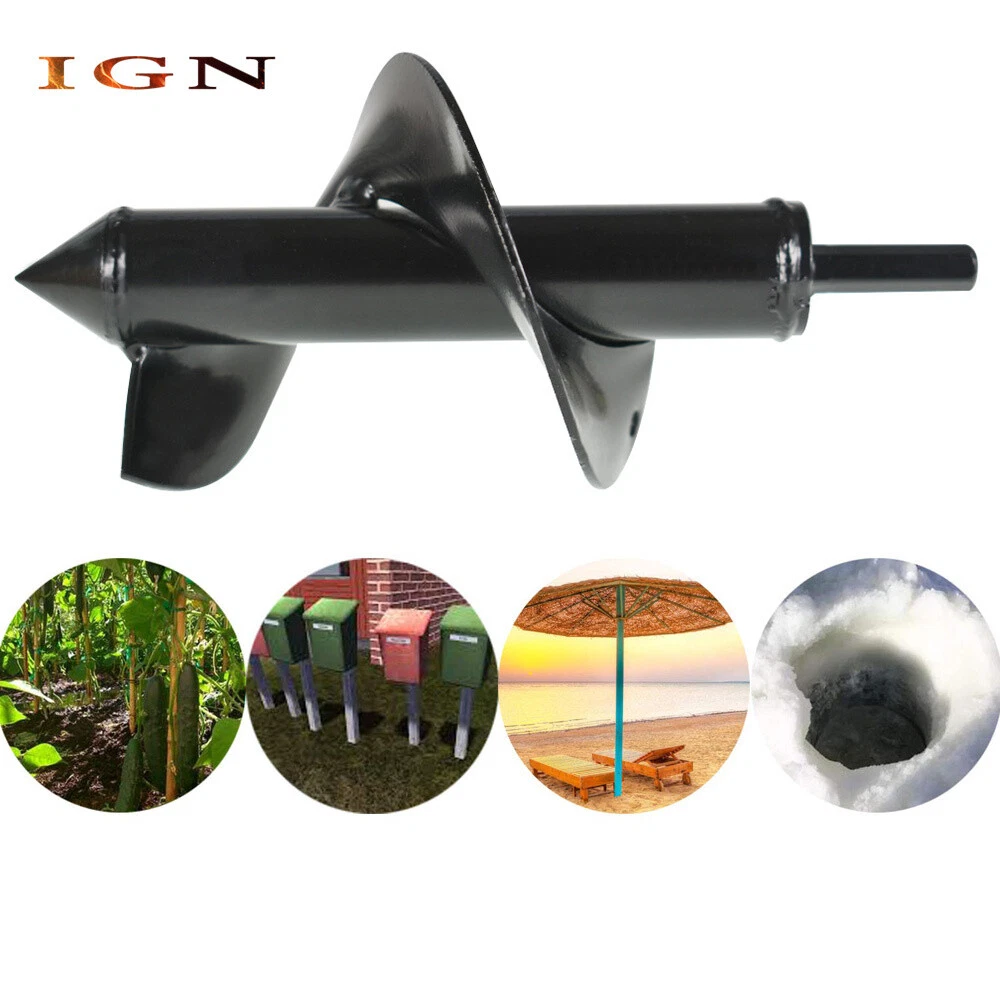 VIVIAN- 3In X 7In New Auger Drill Bit Fits For Garden Plant Flower ...