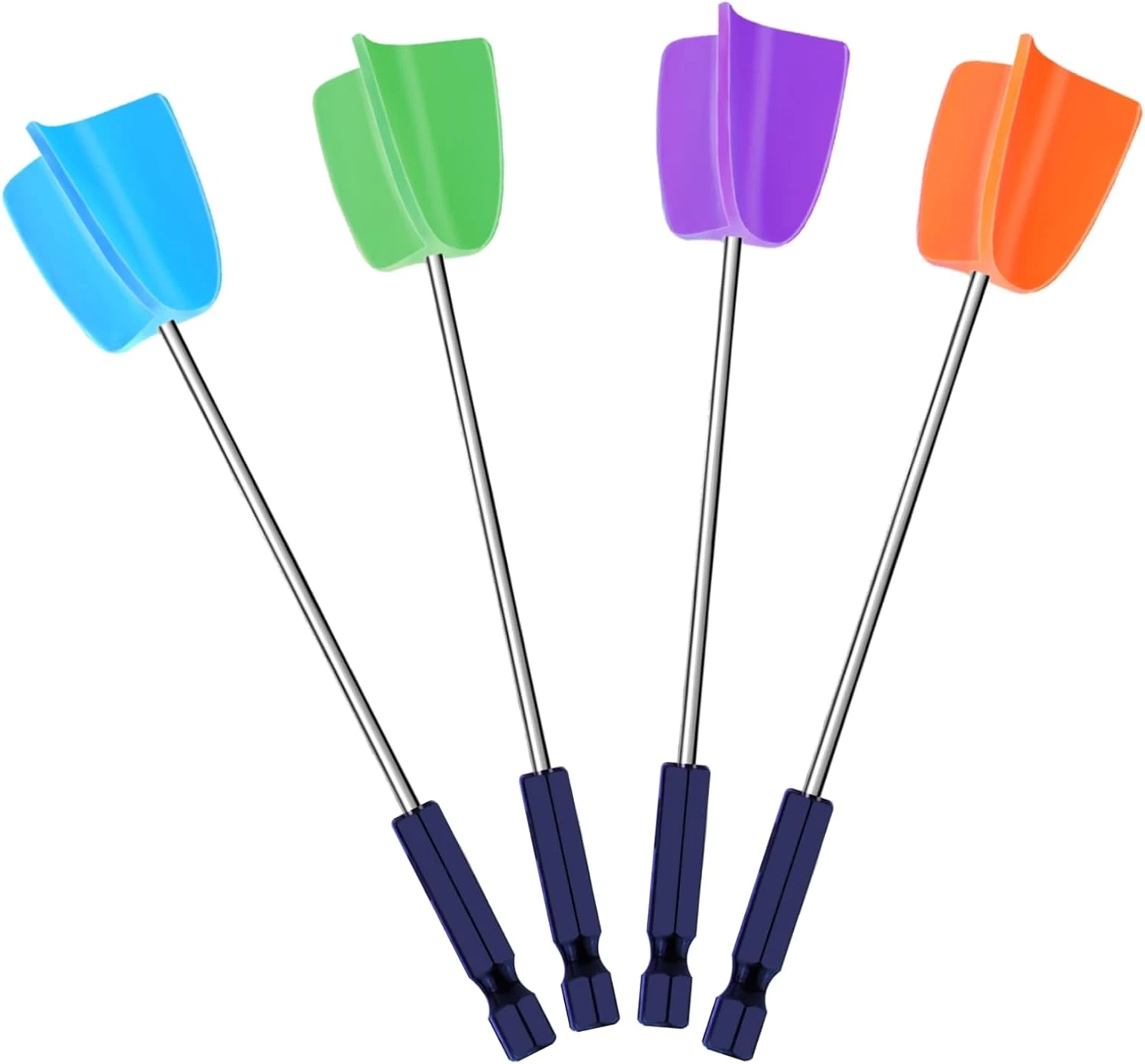VIVIAN- 4 Pcs Resin Mixer Paddles For Resin Drill Epoxy Mixer ...