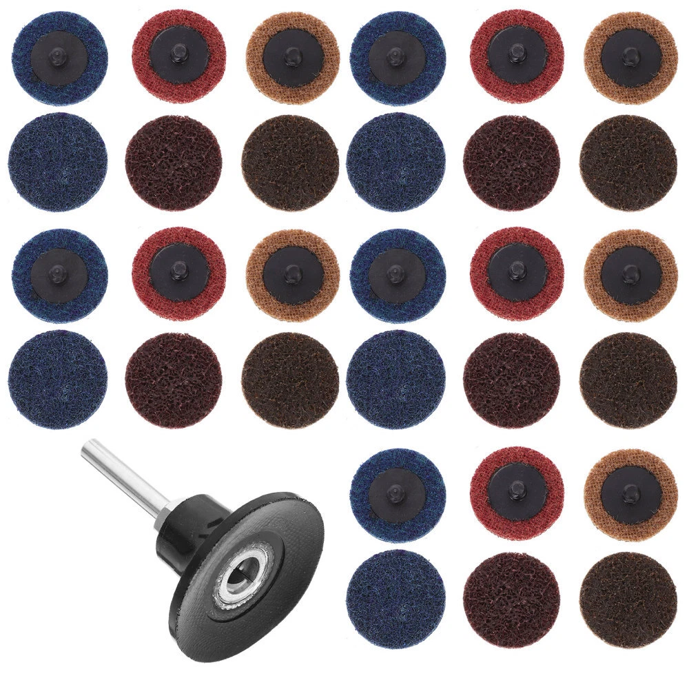 VIVIAN- 45 Pcs Grinding Polishing Sheet Sanding Pads For Grinder Disc ...