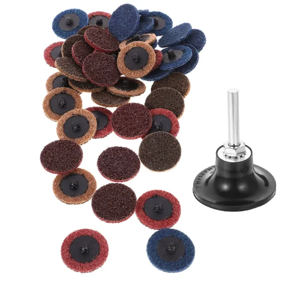 VIVIAN- 45 Pcs Sanding Wheels Grinding Polishing Sheet Pads For Grinder ...