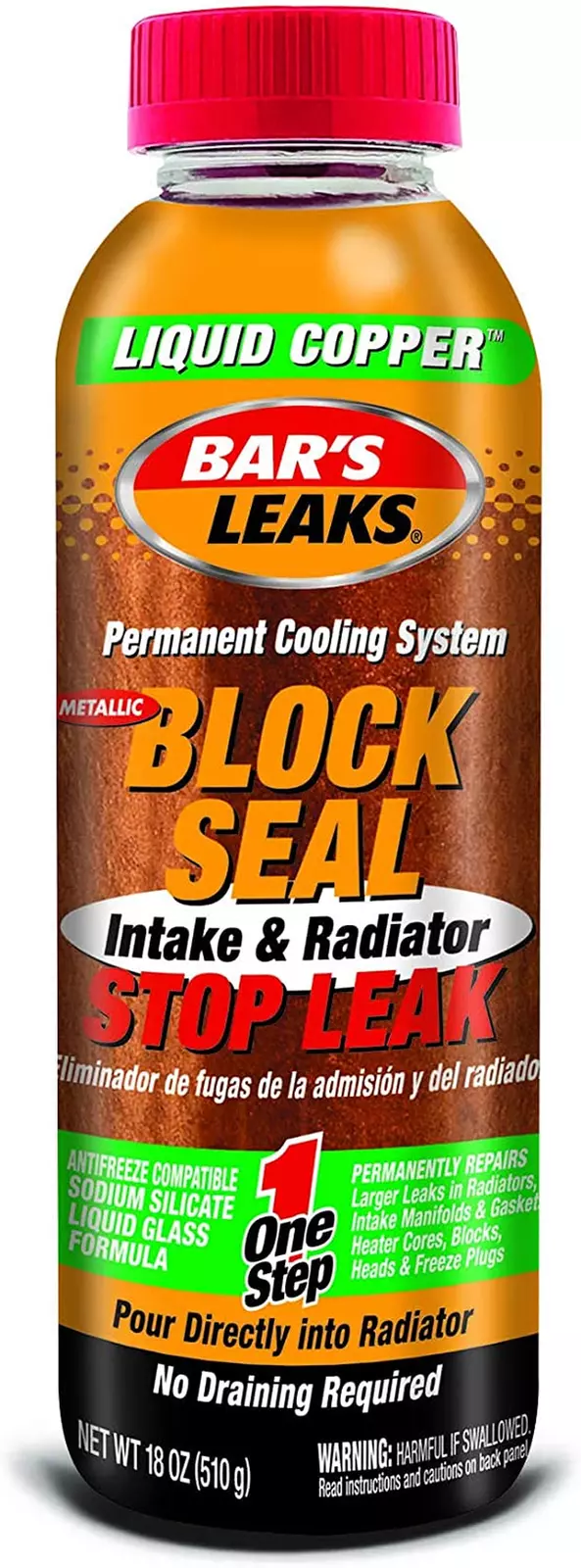 VIVIAN- Bar'S Leaks 1109 Block Seal Liquid Copper Intake And Radiator ...