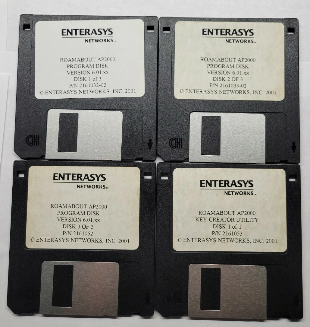 VIVIAN- Enterasys Roamabout Ap2000 Program Disk Version 6.01.Xx 2001 3. ...