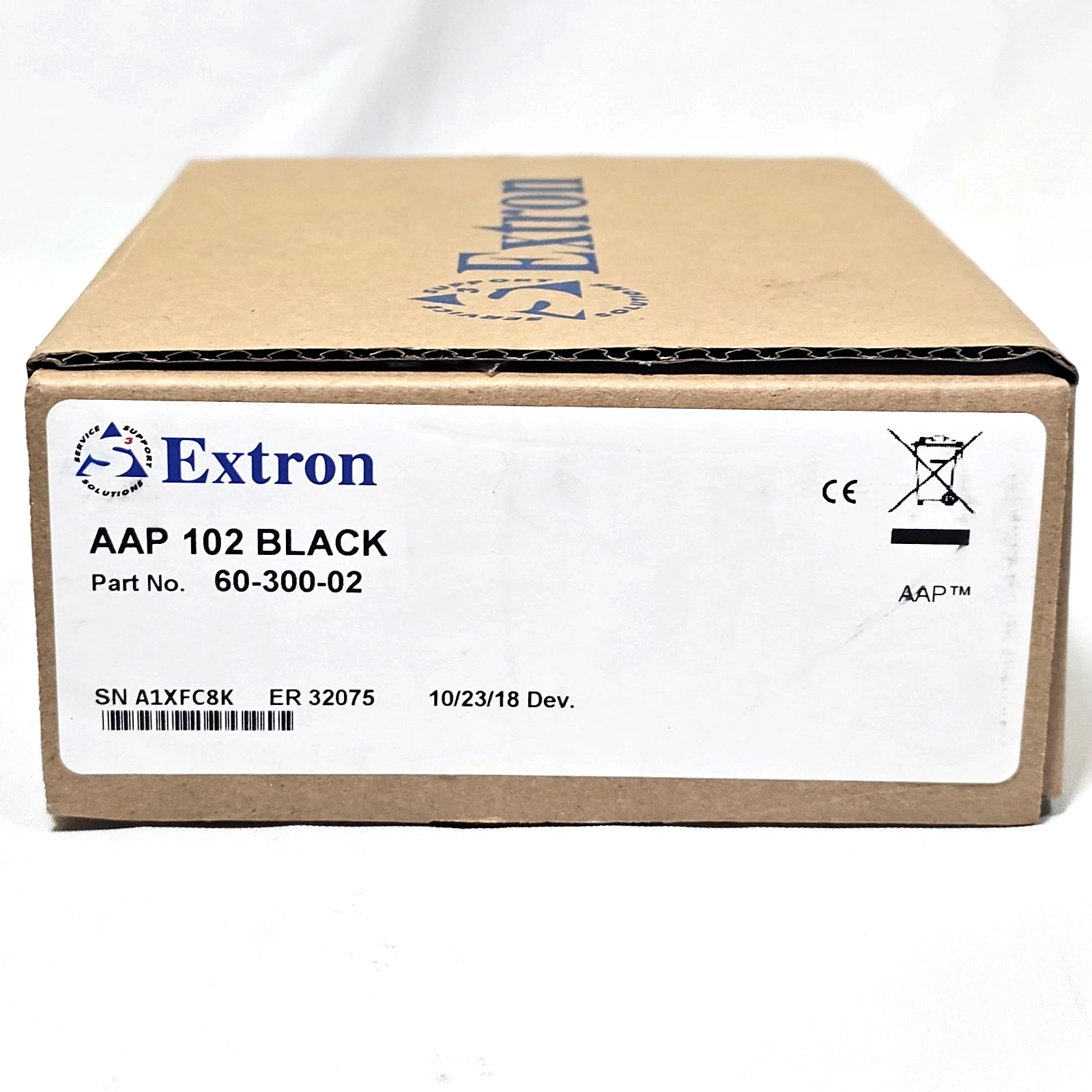 VIVIAN- Extron Aap 102 Black Two‑Gang Av Connectivity Mounting Frame ...