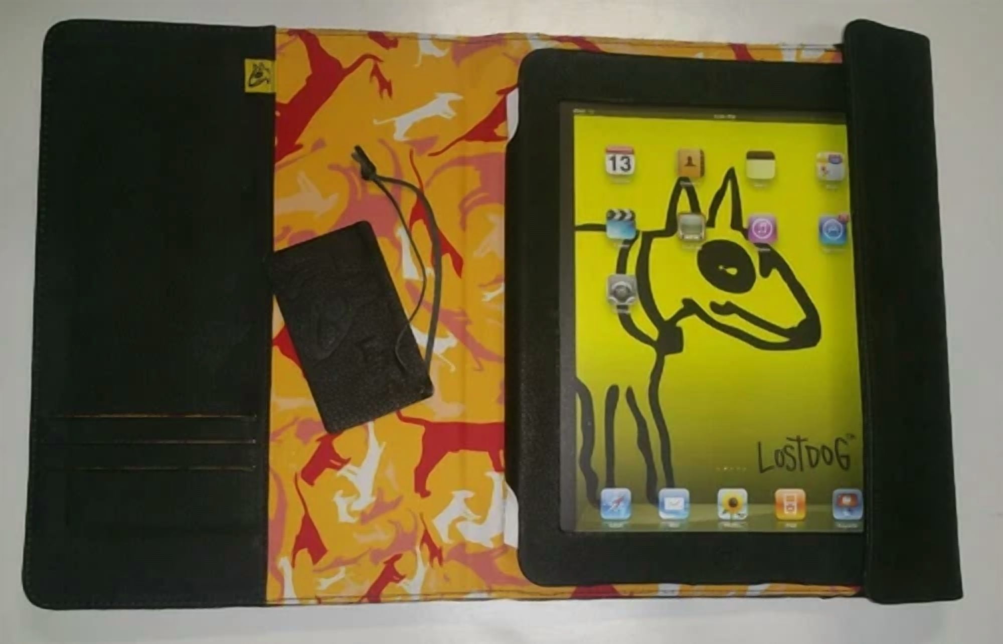 VIVIAN- Genuine Black Leather With Felt Fiber Pouch Sleeve Case For ...