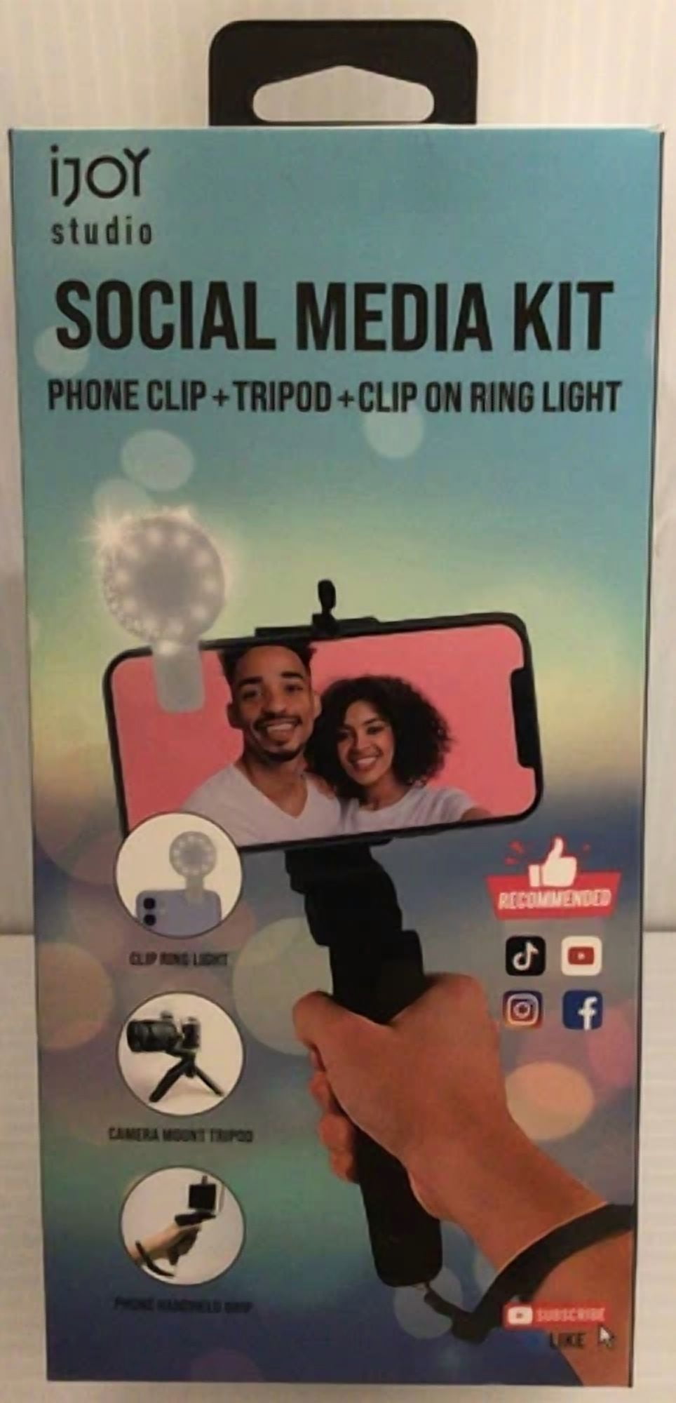 VIVIAN- Ijoy Studio Social Media Kit (3 In 1) Phone Grip + Tripod ...