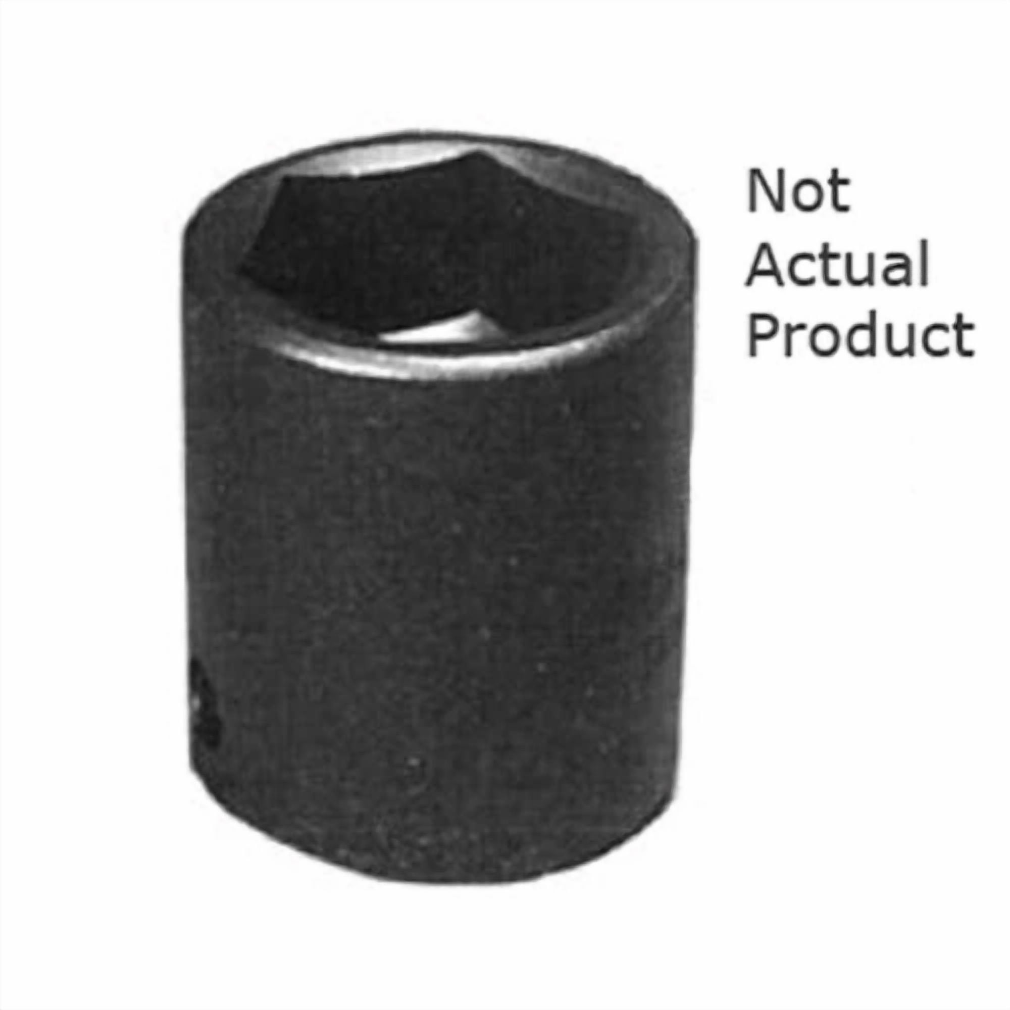 VIVIAN- K Tool 32116 Impact Socket, 3/8" Drive, 1/2", 6 Point, Shallow ...