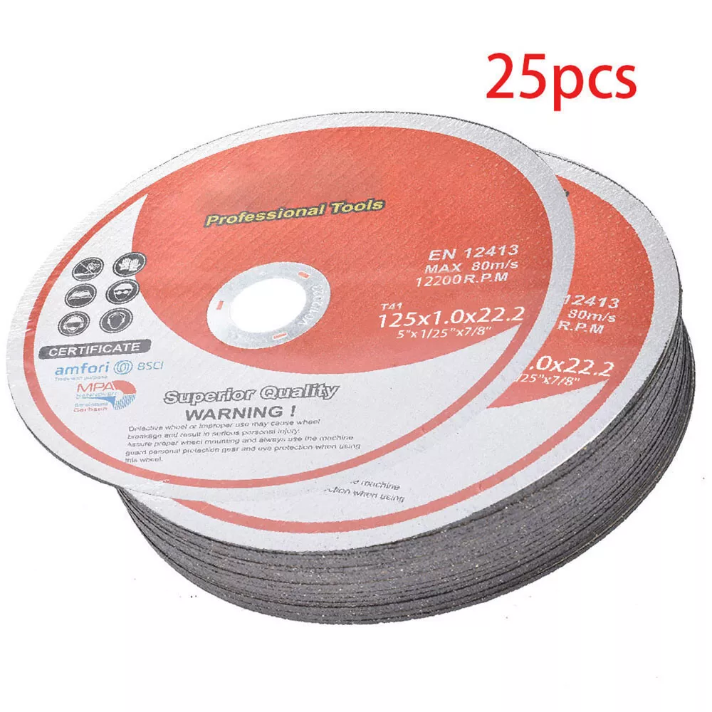 VIVIAN- Lablt 25Pack 5"×.040"×7/8" Cut-Off Wheel - Metal & Stainless ...