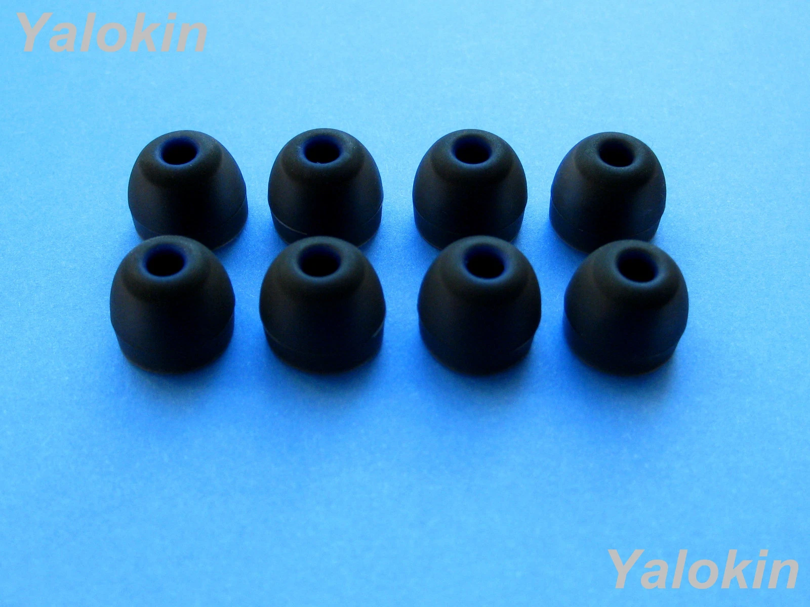 VIVIAN- New 8Pcs Medium Size (Bk) Replacement Adapter Eargels Tips For ...