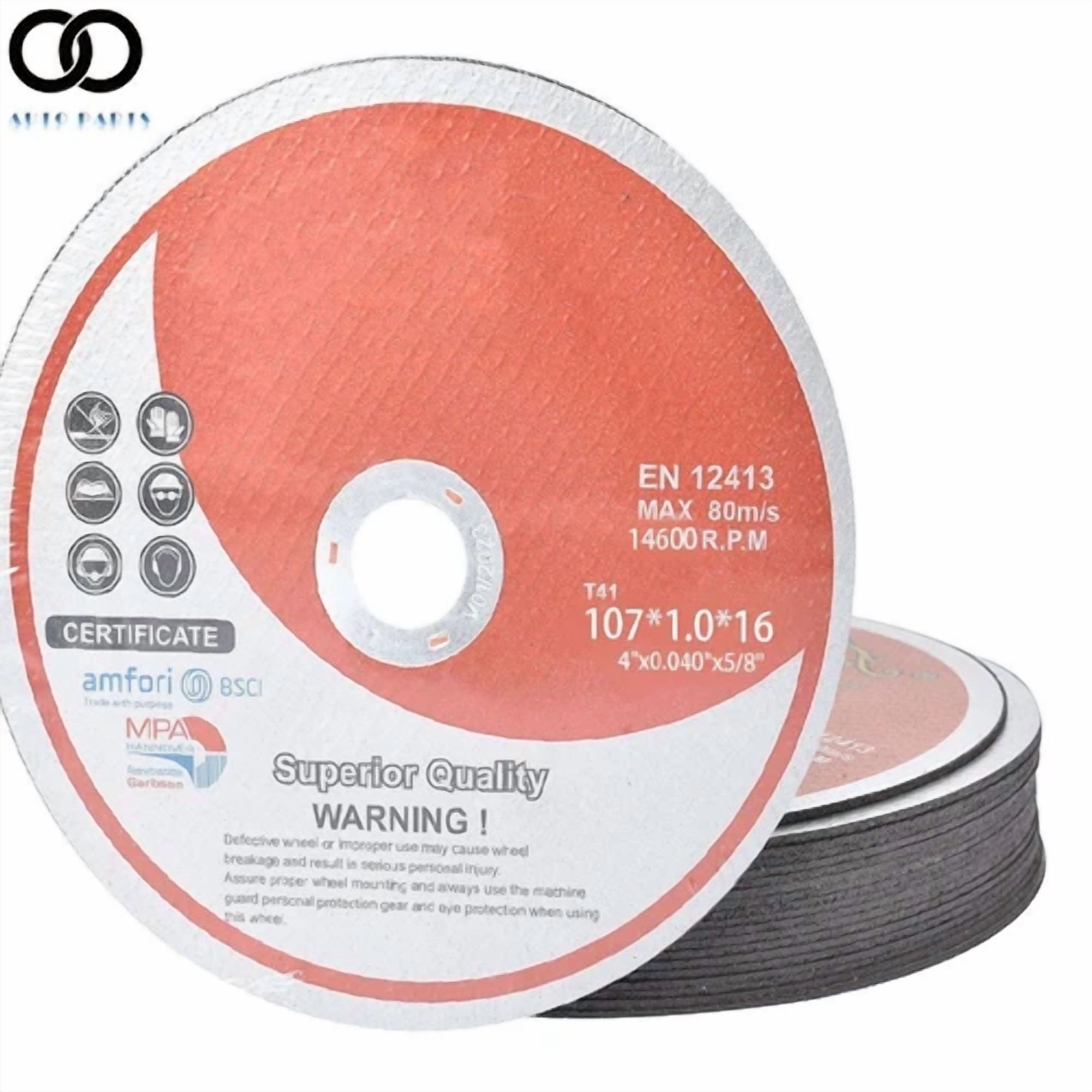 VIVIAN- Pack 25 4"X.040"X5/8" Cut Off Wheel - Metal & Stainless Steel ...