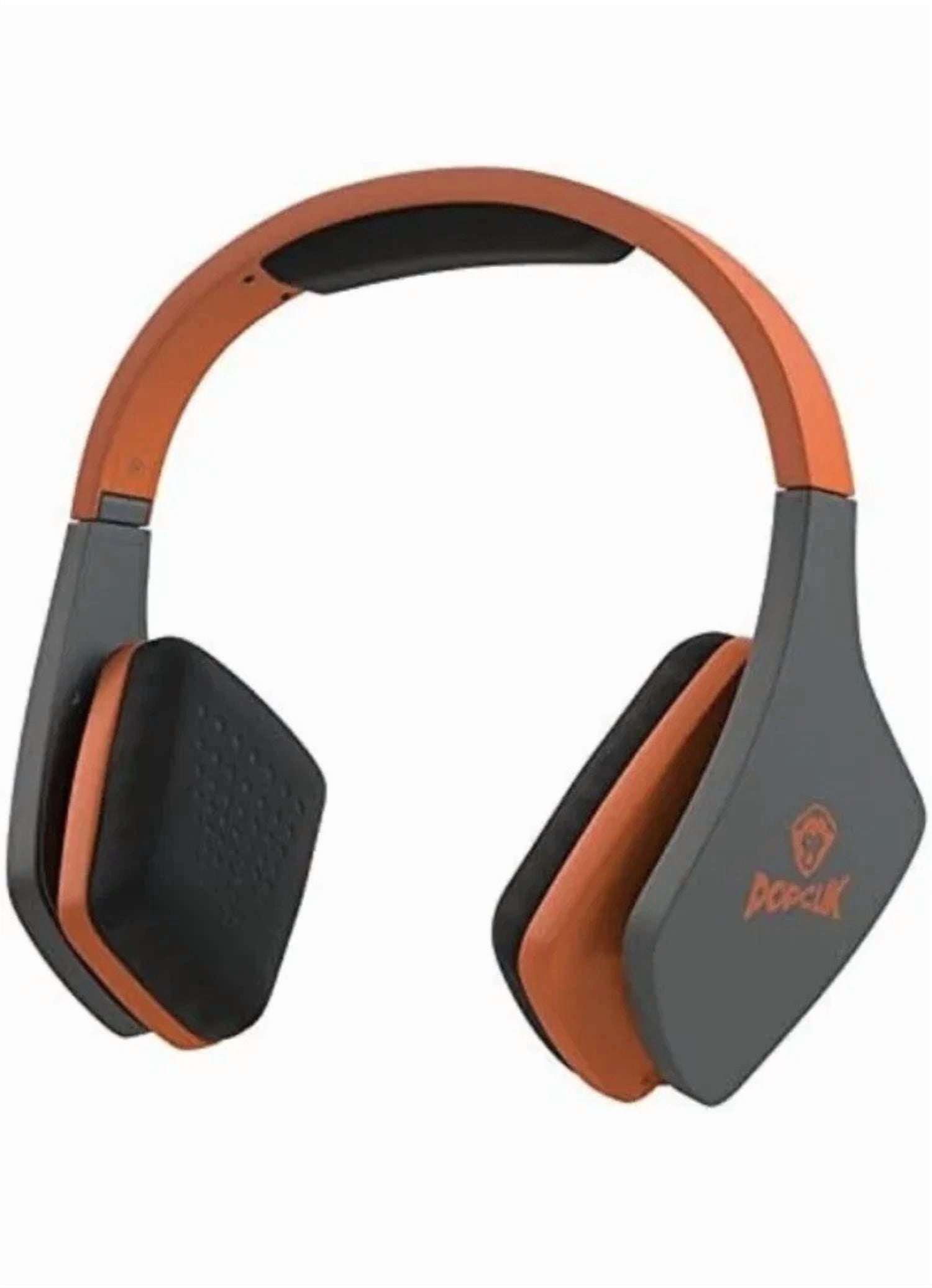 VIVIAN- Popclik Jump Headphones Orange Lightweight Over The Ear 32 Ohms ...