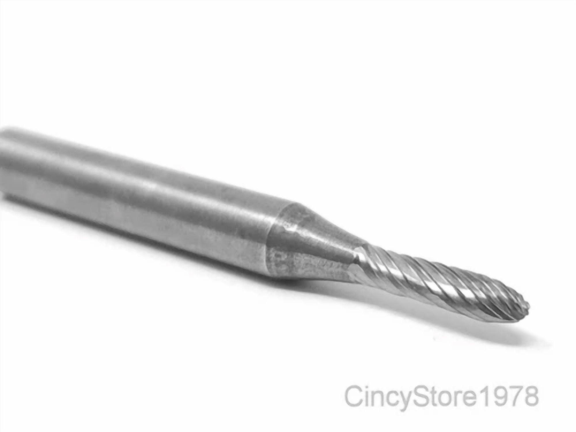 VIVIAN- Sf11S Tree Shape 1/8" Carbide Burr Bur Tool Die Grinder Bit 1/4 ...