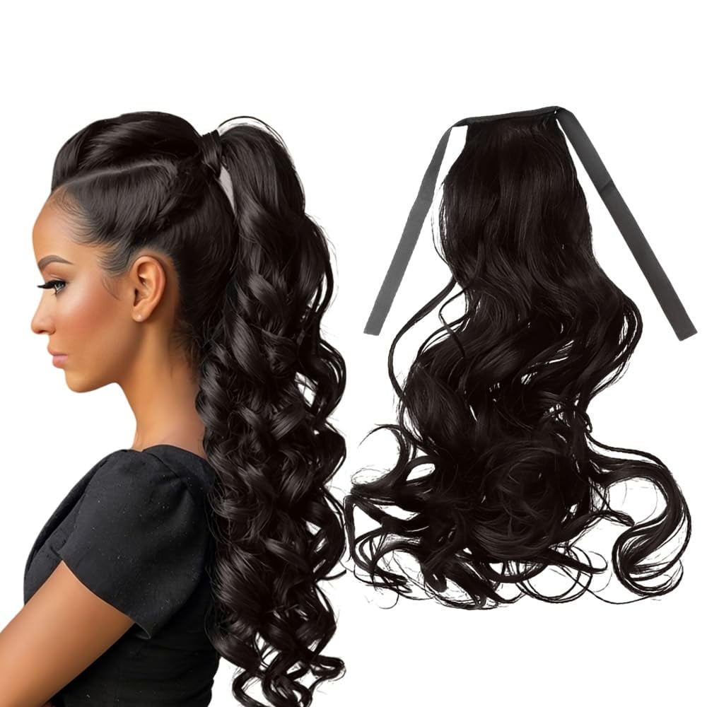 VIVIAN Silky Soft Ribbon Hair Extensions And Wigs Women Wavy Hair ...