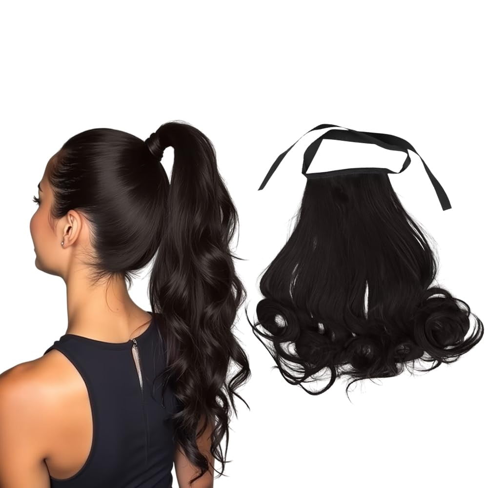 VIVIAN Silky Soft Ribbon Hair Extensions And Wigs Women Wavy Hair ...