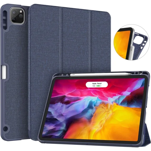 VIVIAN- Soke New Ipad Pro 11 Case 2020 & 2018 With Pencil Holder ...