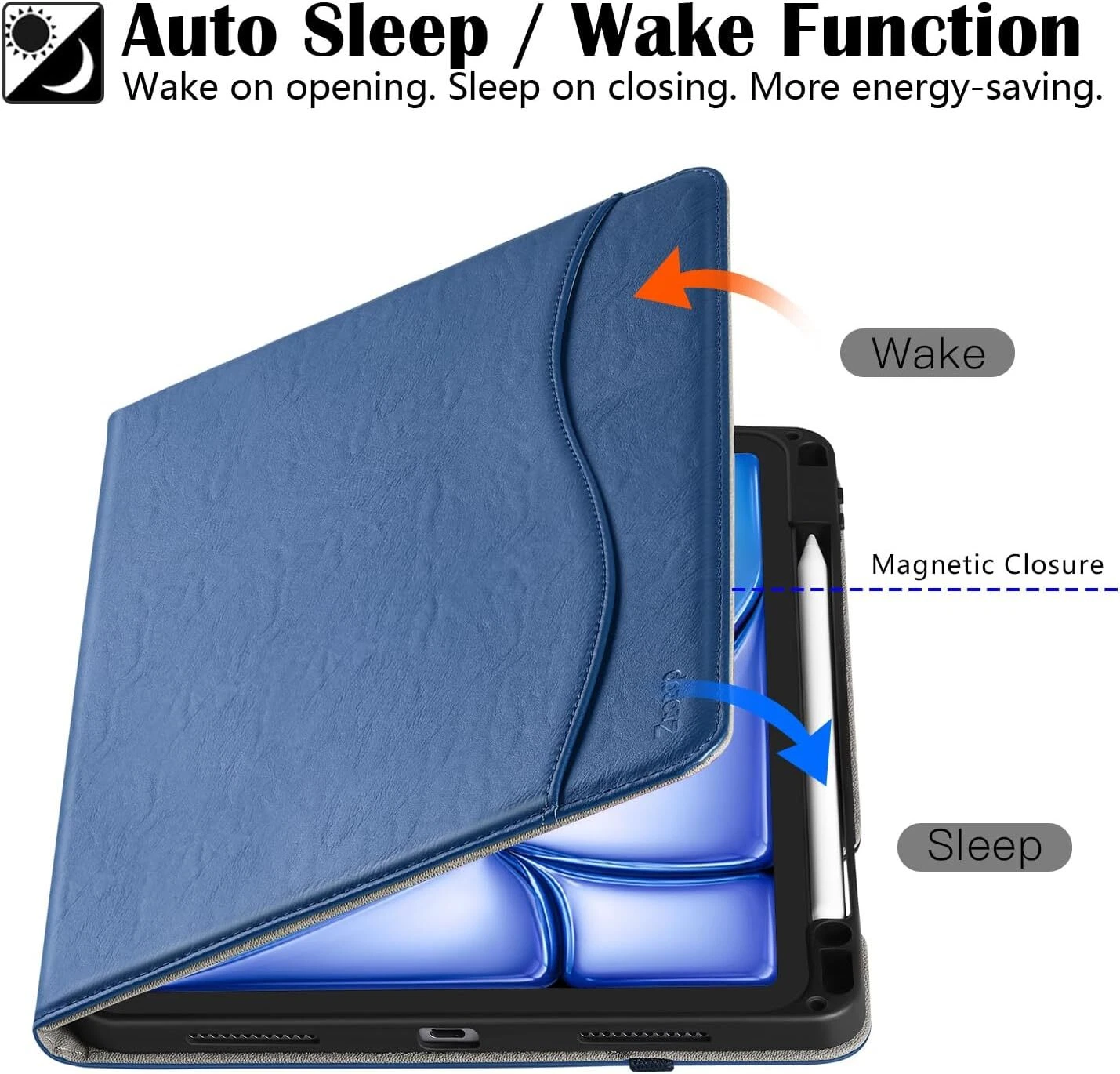 VIVIAN- Tablet Case For Ipad Air 11 In (2024) M2 Air 6Th Gen/5Th Gen ...
