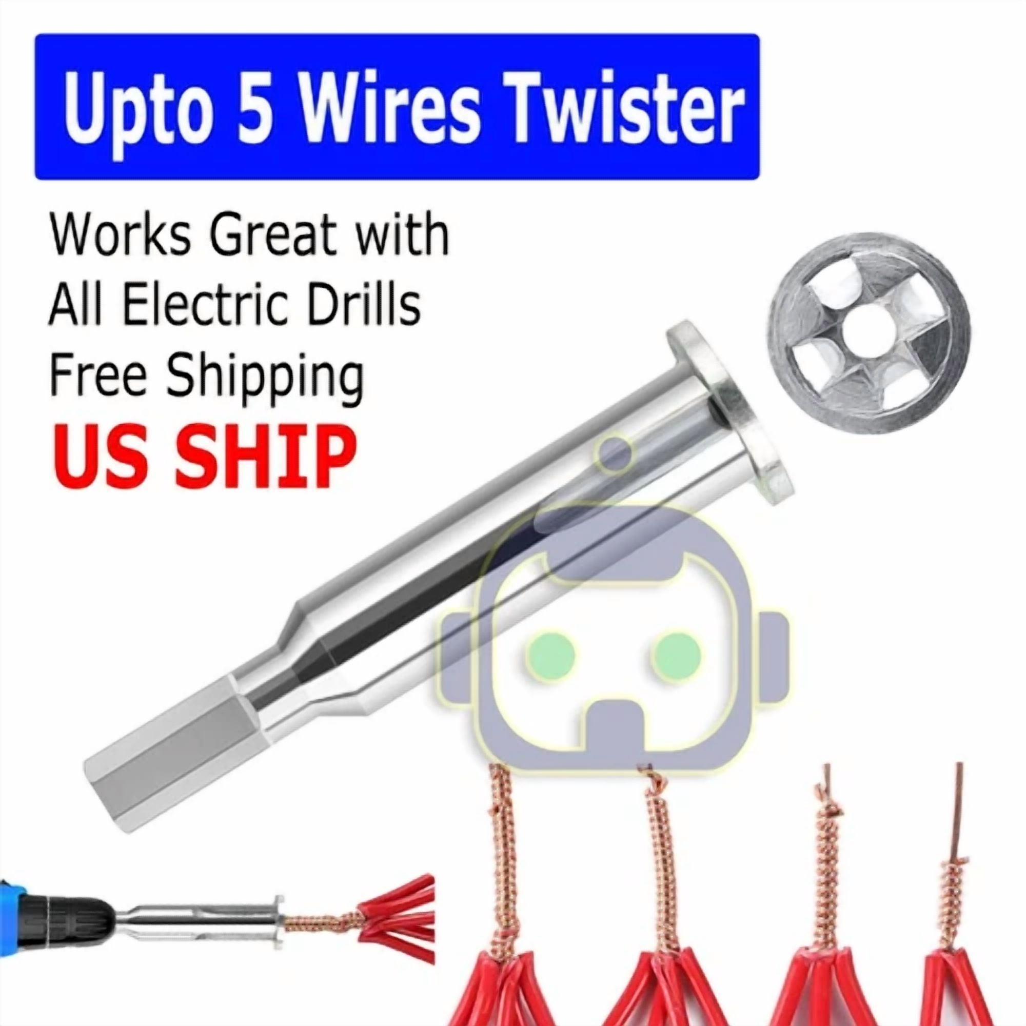 VIVIAN- Universal Electrical Cable Twist Quick Connector Drill Bit Wire ...