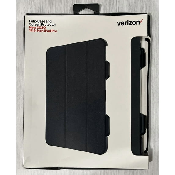 VIVIAN- Verizon Folio Case For Ipad Pro 2020 12.9" Black (Missing The ...