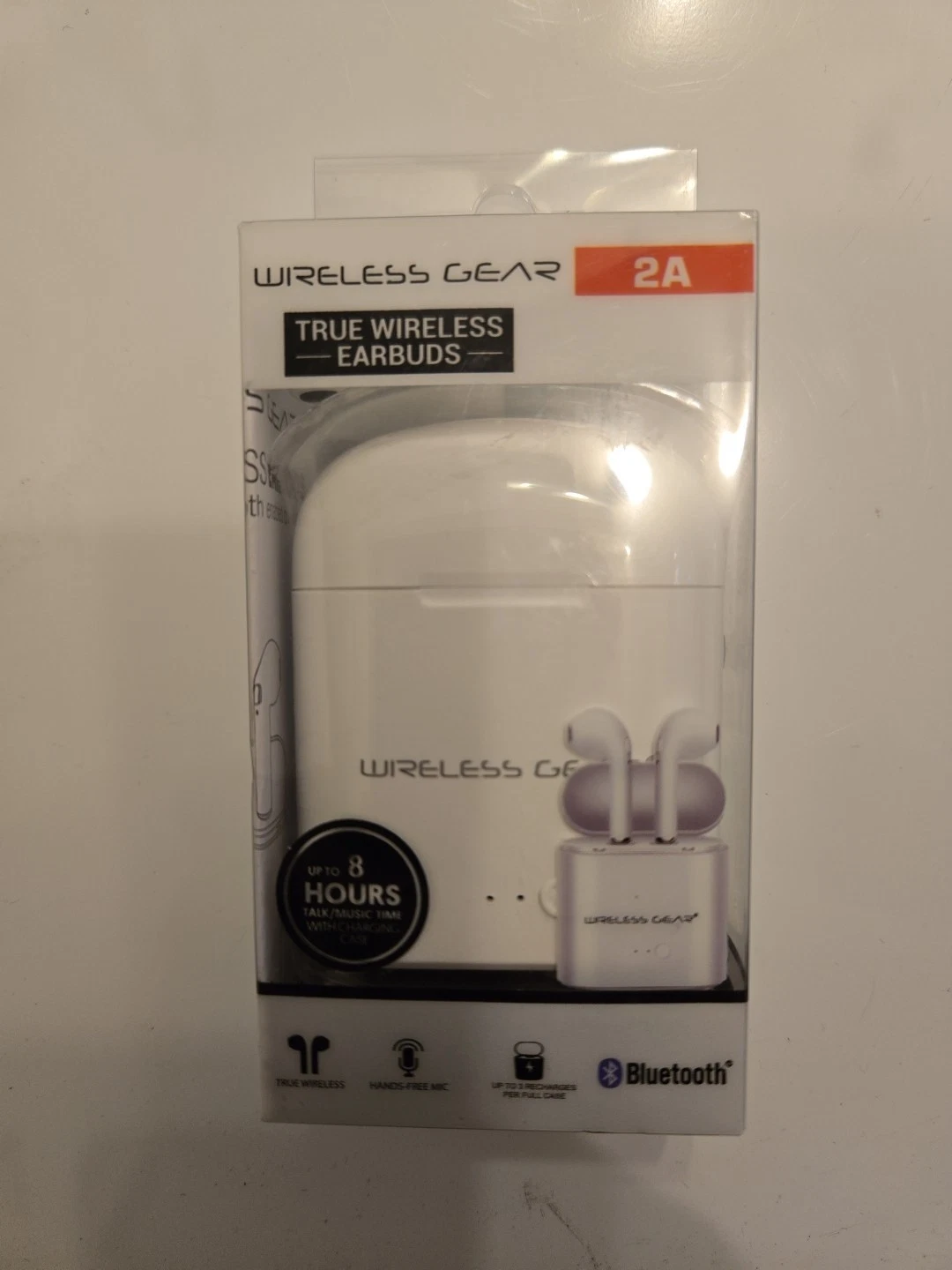 VIVIAN- Wireless Gear True Wireless Bluetooth Earbuds White Hands Free ...