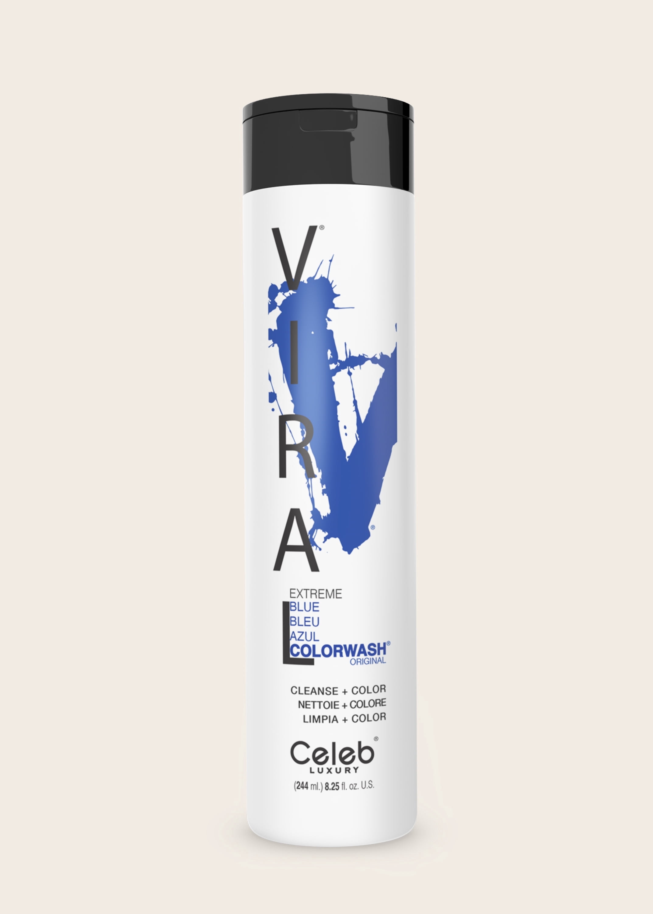 Celeb Luxury, Viral Blue Colorwash Shampoo - Semi-Permanent Blue Hair ...