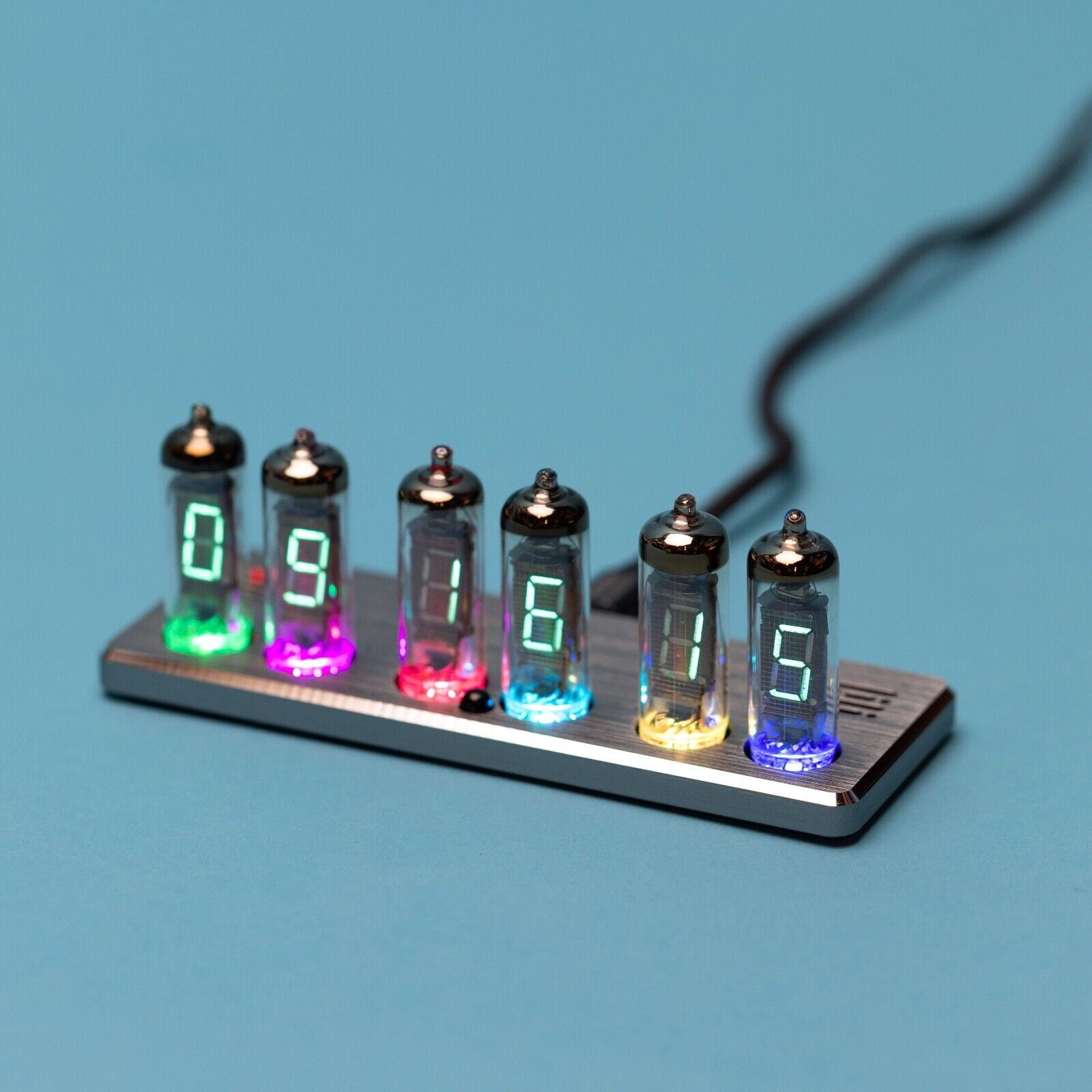 VIVID WiFi Retro VFD Tube Clock Home Desktop Vacuum Tube Holiday Gift ...