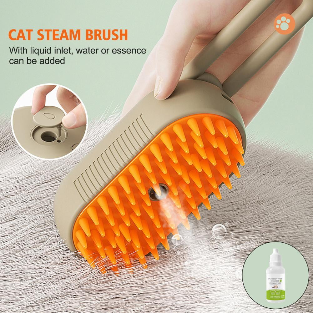 VIVIDCRAFT 2024 Upgraded Steamy Cat Brush 3 In 1 Cat Steamy Brush Cat ...