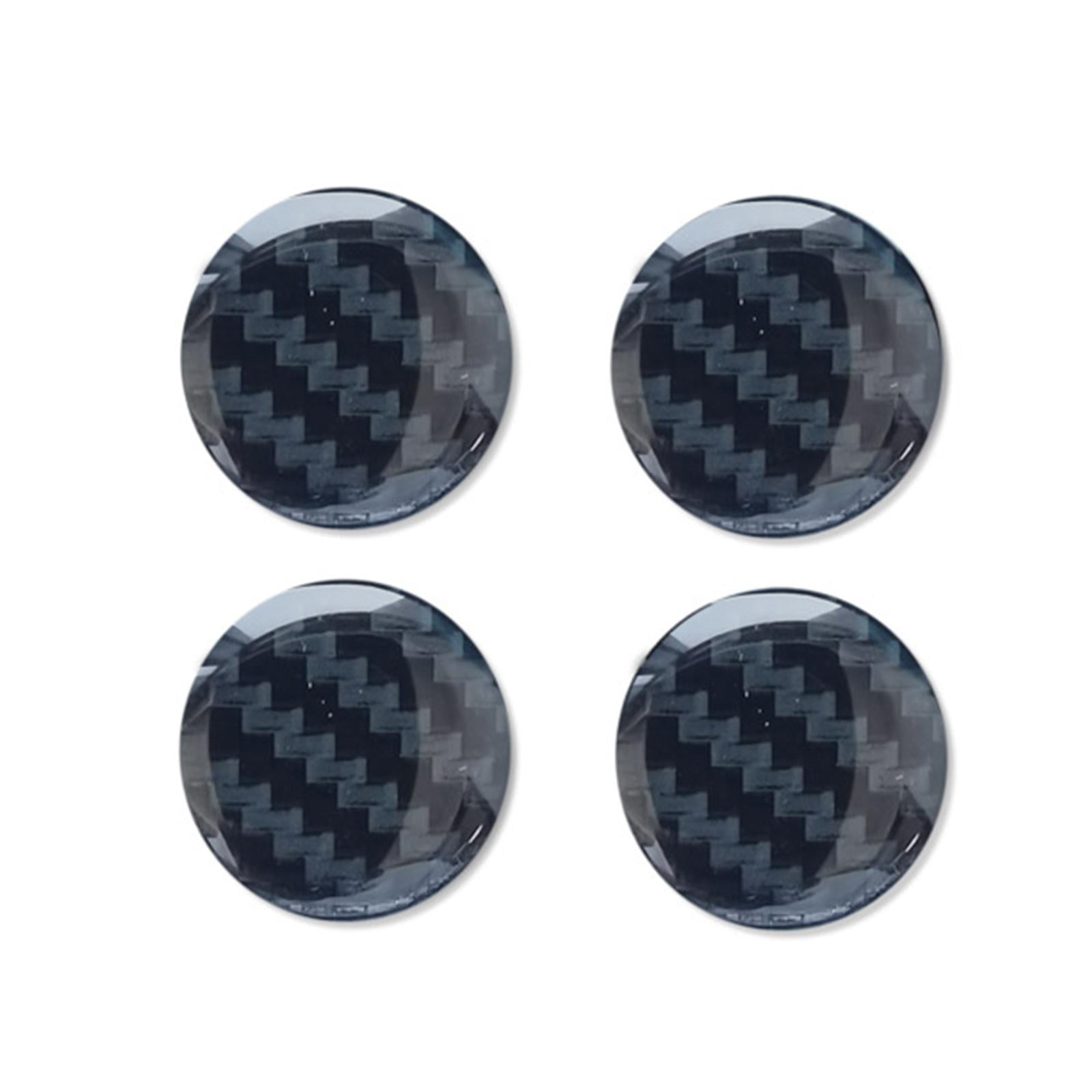 VIVIDCRAFT 20mm Carbon Fiber Car Door Lock Keyhole Protector Cover ...