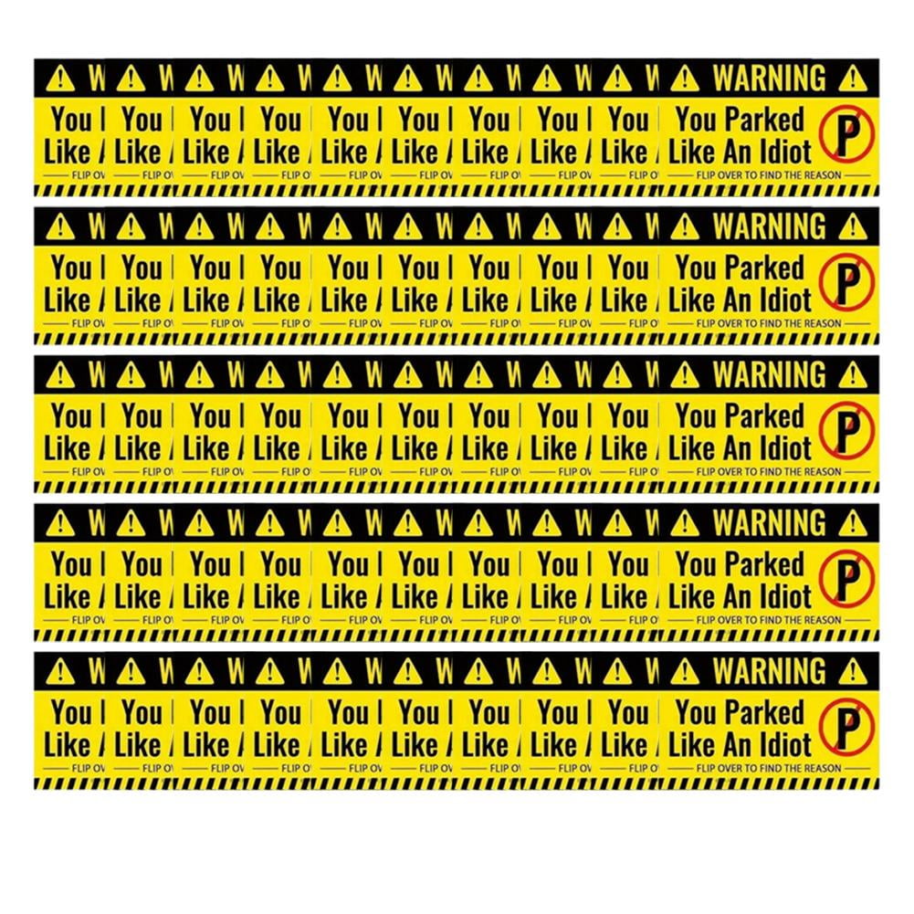 VIVIDCRAFT 95d50 Cards, Parking Violation Cards "You Parked Like An ...