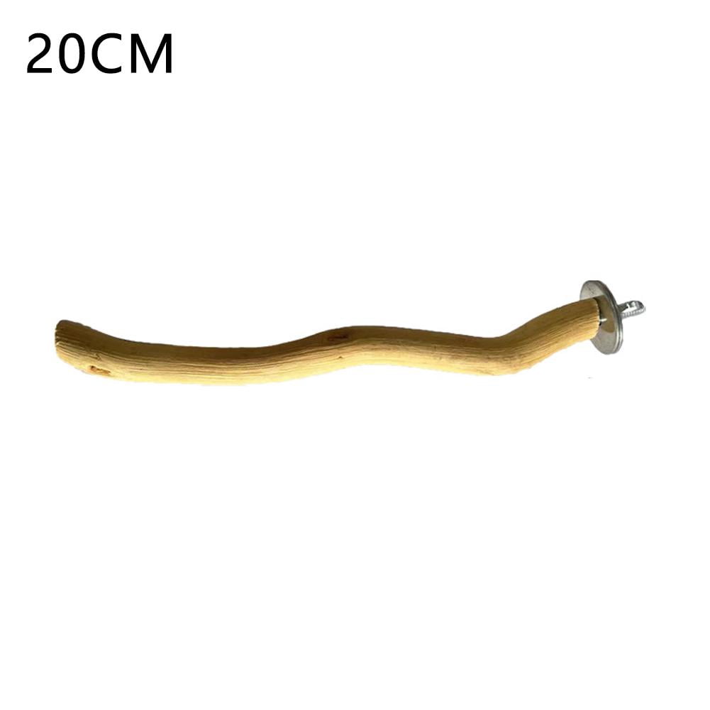 VIVIDCRAFT Bird Perch Stand Natural Grape Wood Bird Cage Perch For ...