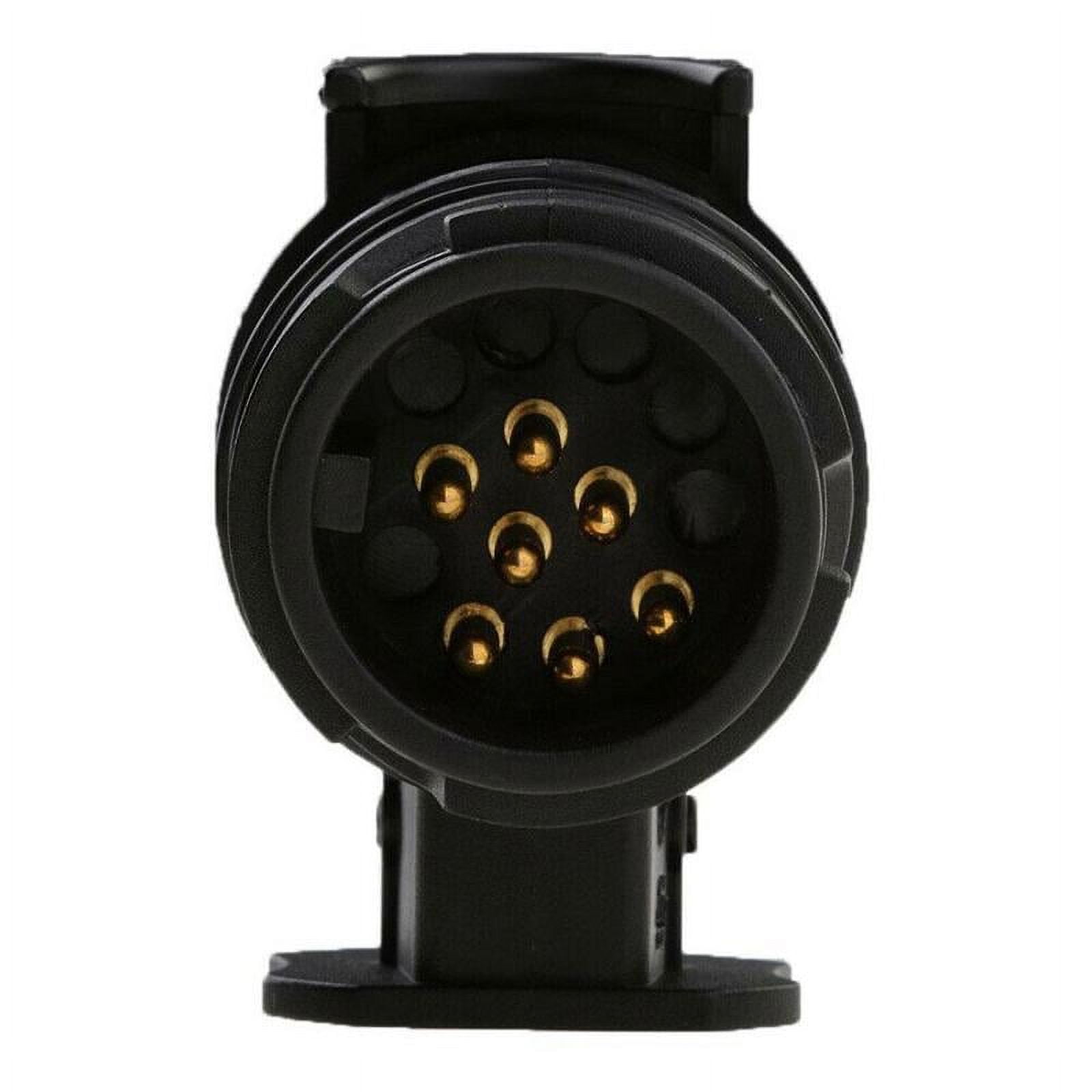 VIVIDCRAFT Black 13 To 7-Pin Mini Adapter Trailer Rv Mini Connector ...