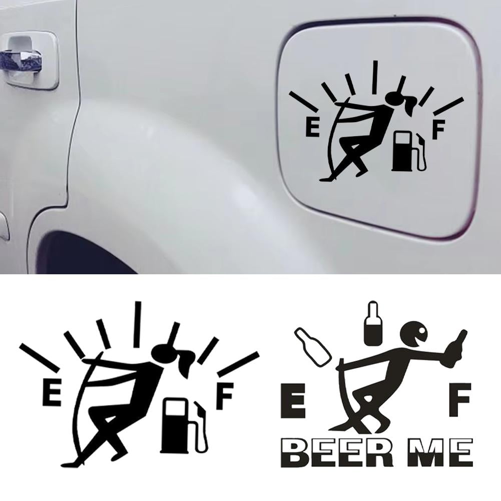 VIVIDCRAFT Black High Fuel Consumption Explosion Sticker Ef Fuel Tank ...