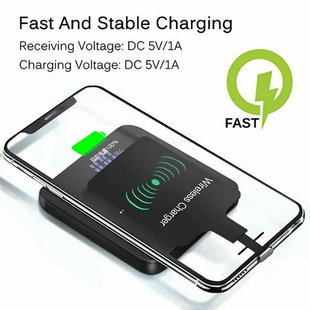 VIVIDCRAFT Black Type-C Wireless Charging Receiver Patch For Android ...