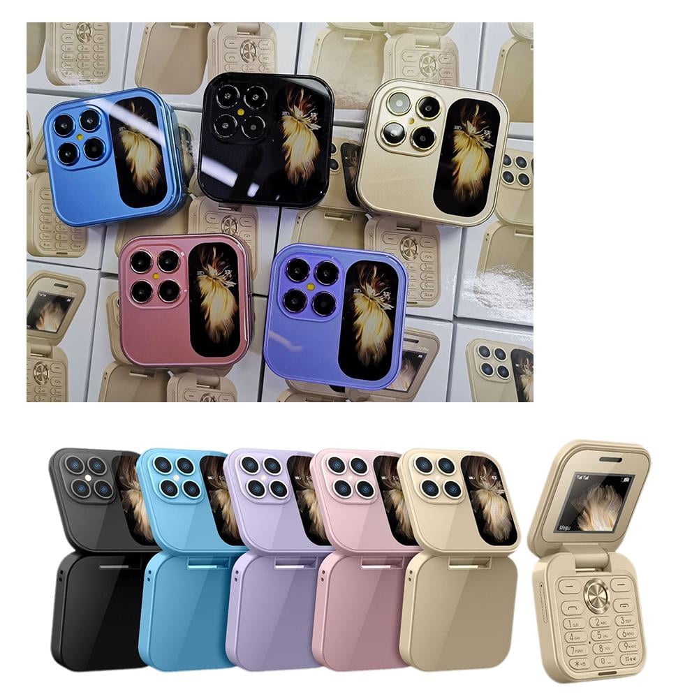 VIVIDCRAFT Blue I17pro Flip Phone Non-Smartphone Flip Phone Keypad ...