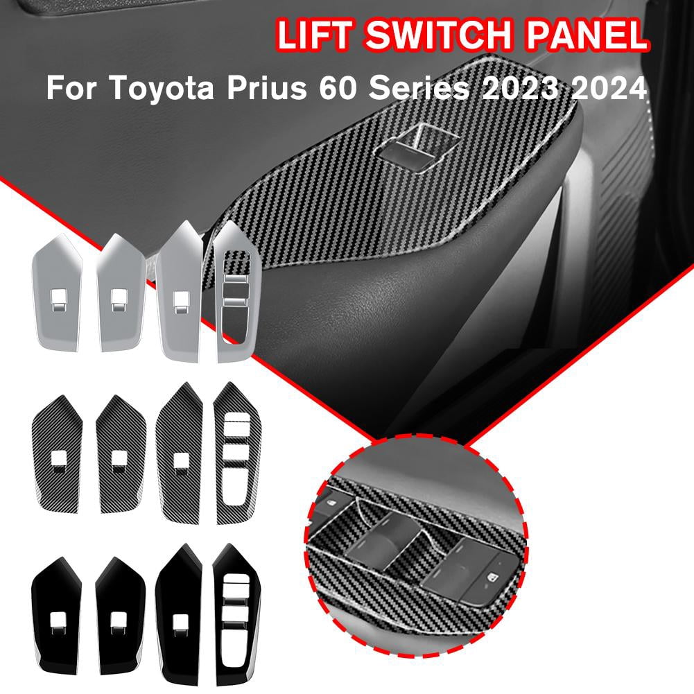 VIVIDCRAFT Bright Black 4-Piece Set For Toyota Prius Prius 60 Series ...