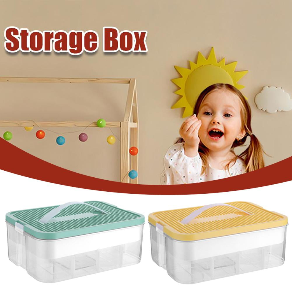 VIVIDCRAFT Building Blocks Storage Organizer Compartment Building ...