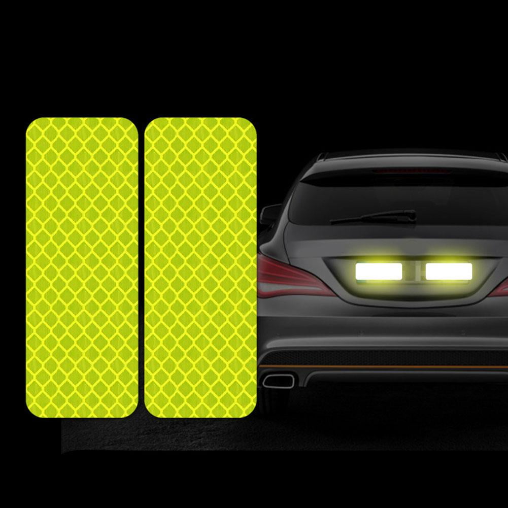VIVIDCRAFT Car Reflective Strips Reflector Tape Door Bumper Stickers ...