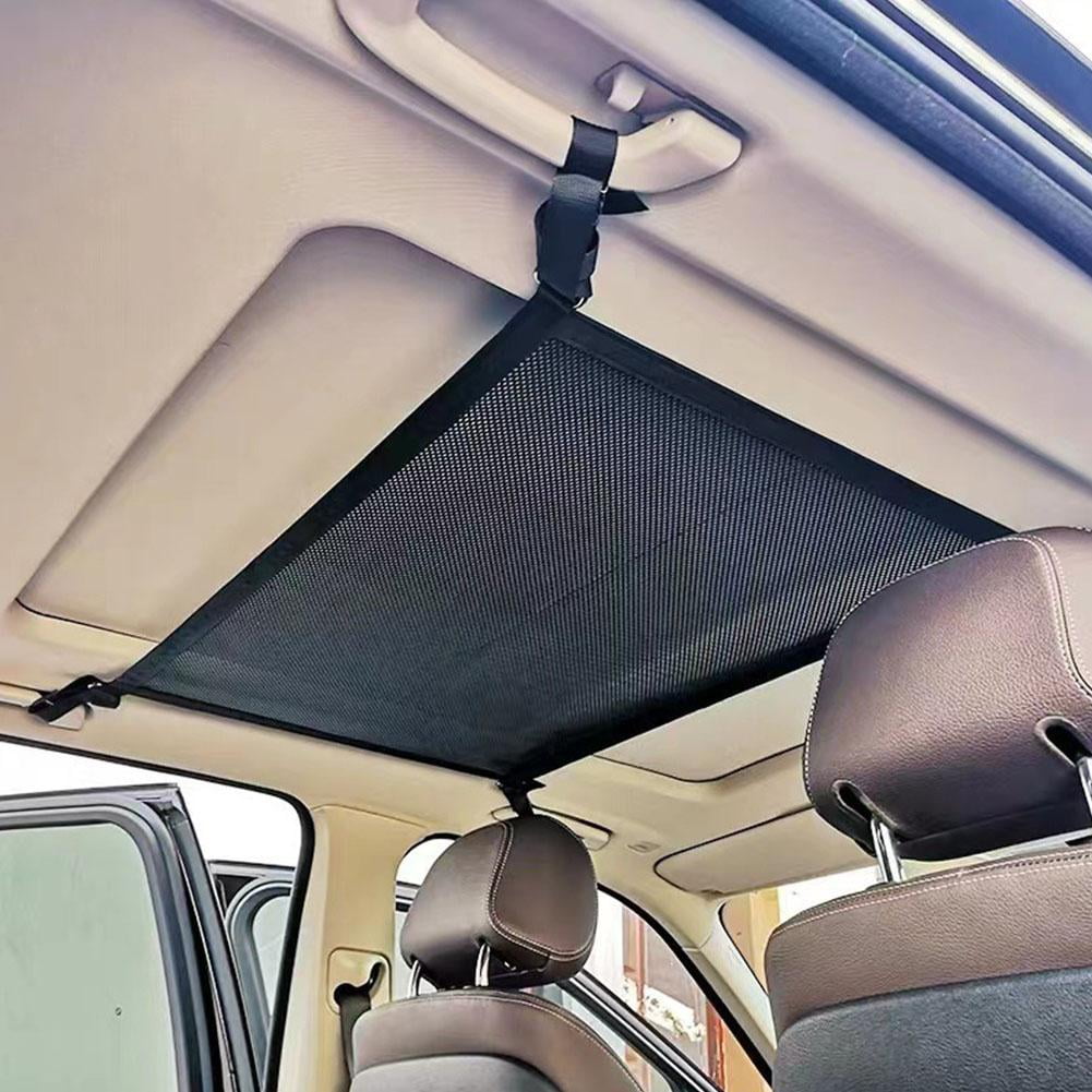 VIVIDCRAFT Car Roof Ceiling Cargo Net Interior Storage Bag For SUV ...