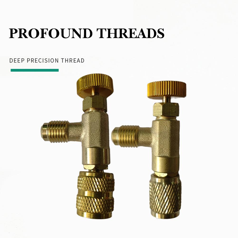 VIVIDCRAFT External 1/4 Internal 5/16 Air Conditioning Safety Filling ...