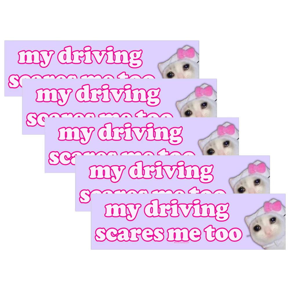 VIVIDCRAFT F*ny Warning Signs Spoof S* Waterproof Sti*ers for L*age Guitar *one Bike Sti*ers ...