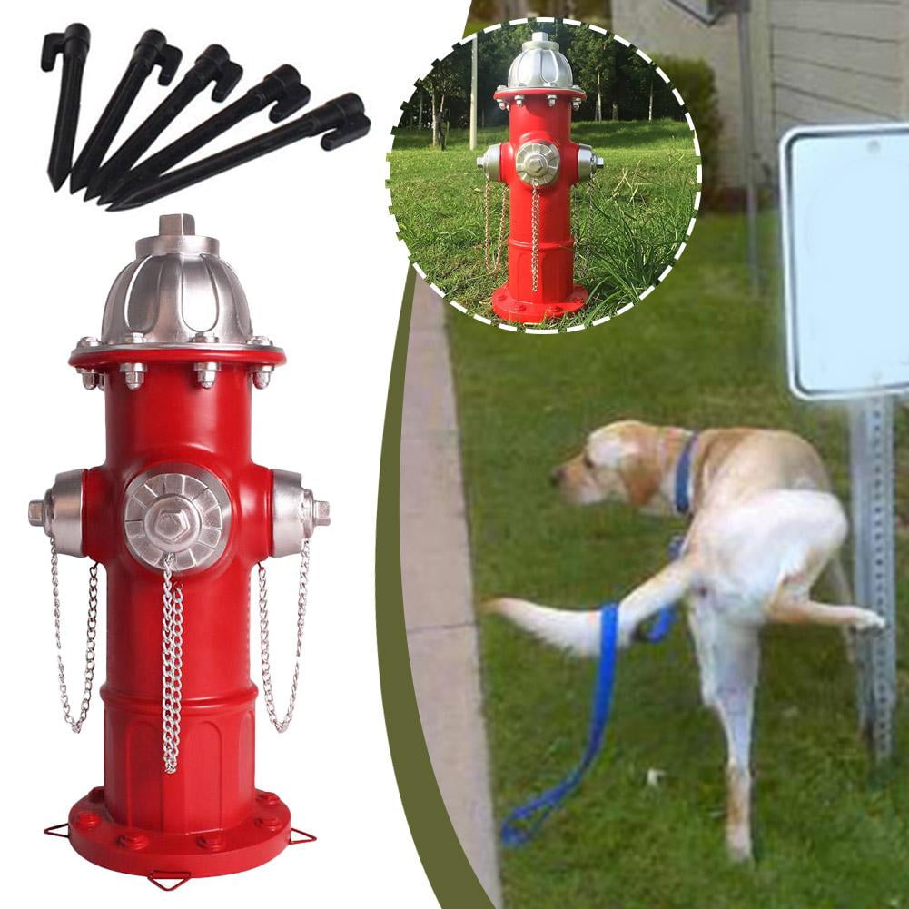 VIVIDCRAFT Fake Fire Hydrant For Dogs to Peed On Dog Fire Hydrant 145 ...