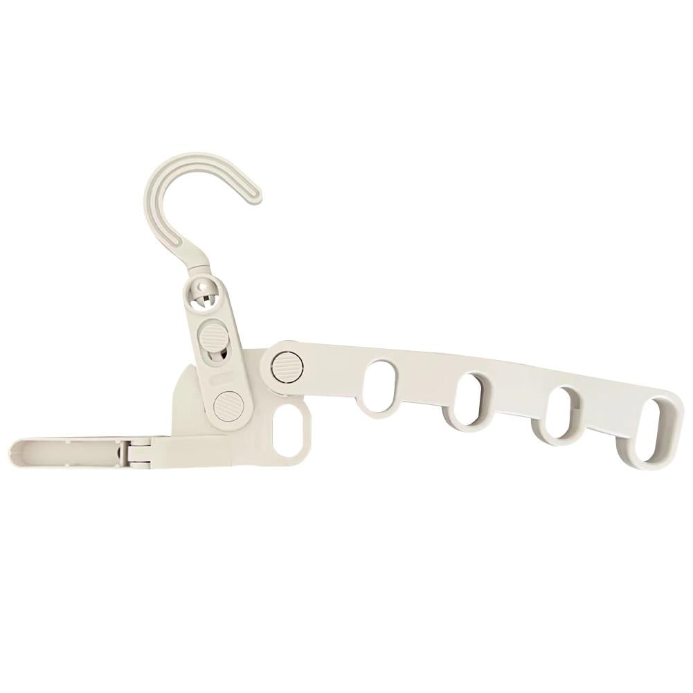 VIVIDCRAFT Folding 5 hole Clothes Drying Rack 360 Rotary Hook J Travel ...