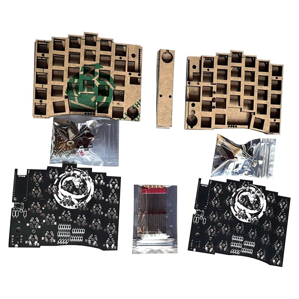 VIVIDCRAFT For DIY Little Red Dot Keyboard DO52 Mechanical Keyboard ...