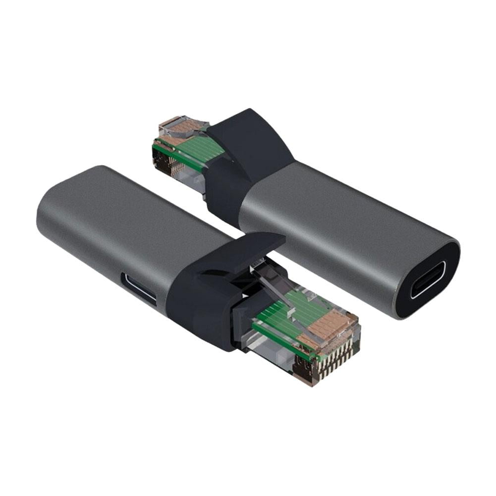 VIVIDCRAFT For Typec To Rj45 Female Usb External Network Card Connector ...