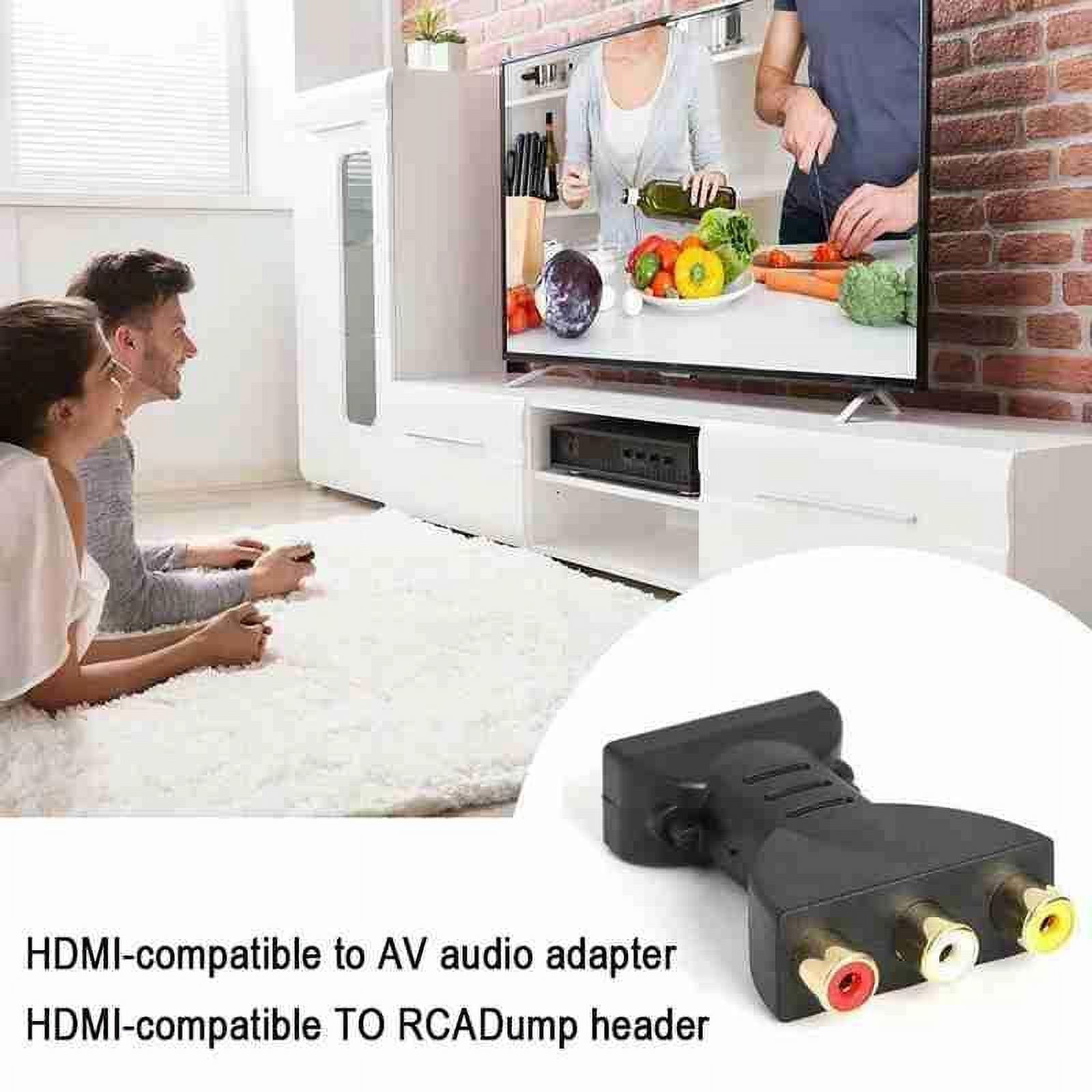 VIVIDCRAFT Hdmi To Av Audio Adapter Hdmi To Rca Adapter - Walmart.com