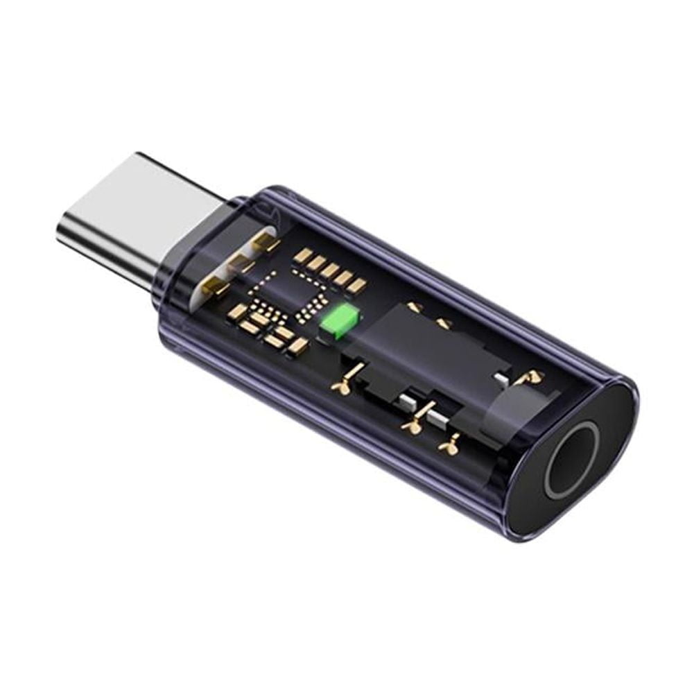 VIVIDCRAFT Light Purple 3.5mm To Type Ctype-C To 3.5mm Headphone Adapter Suitable For Mobile ...