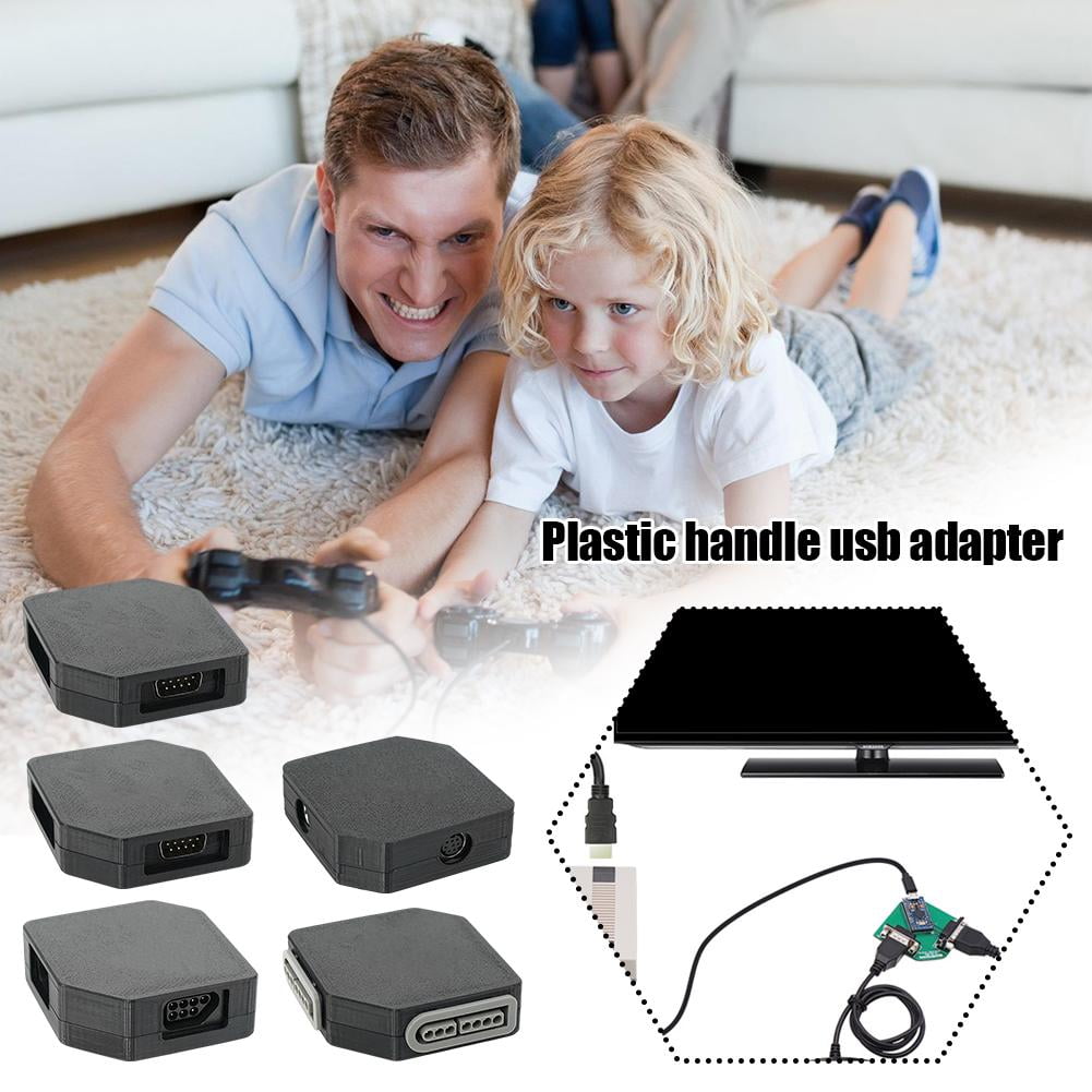 VIVIDCRAFT Nes Controller Adapter For Seg Genesis/Md1/Ata/Nes/Snes/Pce ...