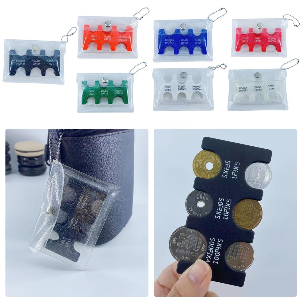 VIVIDCRAFT Purse Wallets Portable Travel Multiposition Coin Purse Clip ...