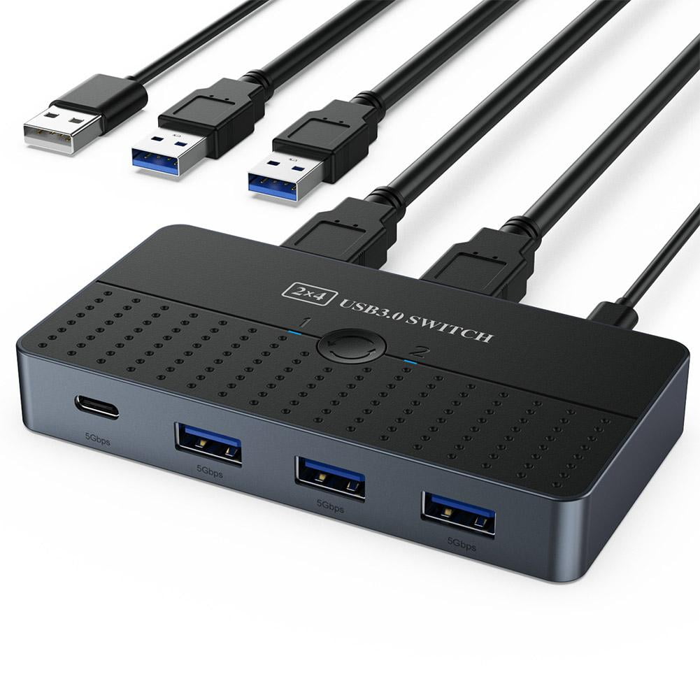 VIVIDCRAFT Sa20usb Switch 3.0 Two-Input And Four-Output Two Computer ...