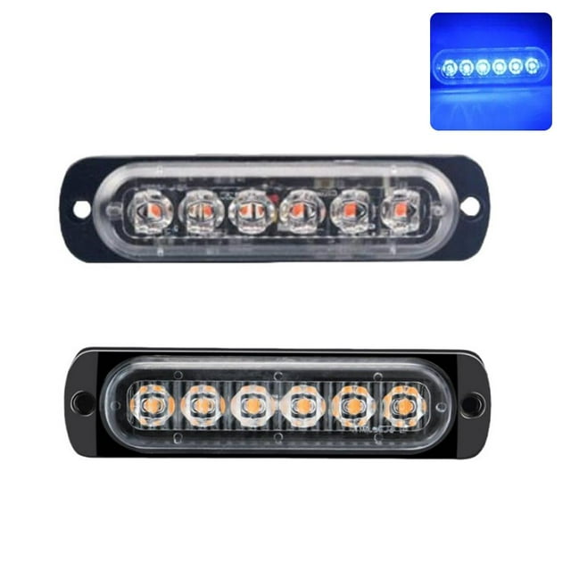 VIVIDCRAFT Strobe 6 LED Flash Emergency Hazard Warning Grille Beacon ...