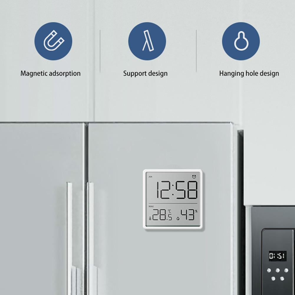 VIVIDCRAFT Ultra Thin Electronic Clock Simple Digital Clocks Wall 6T3E ...