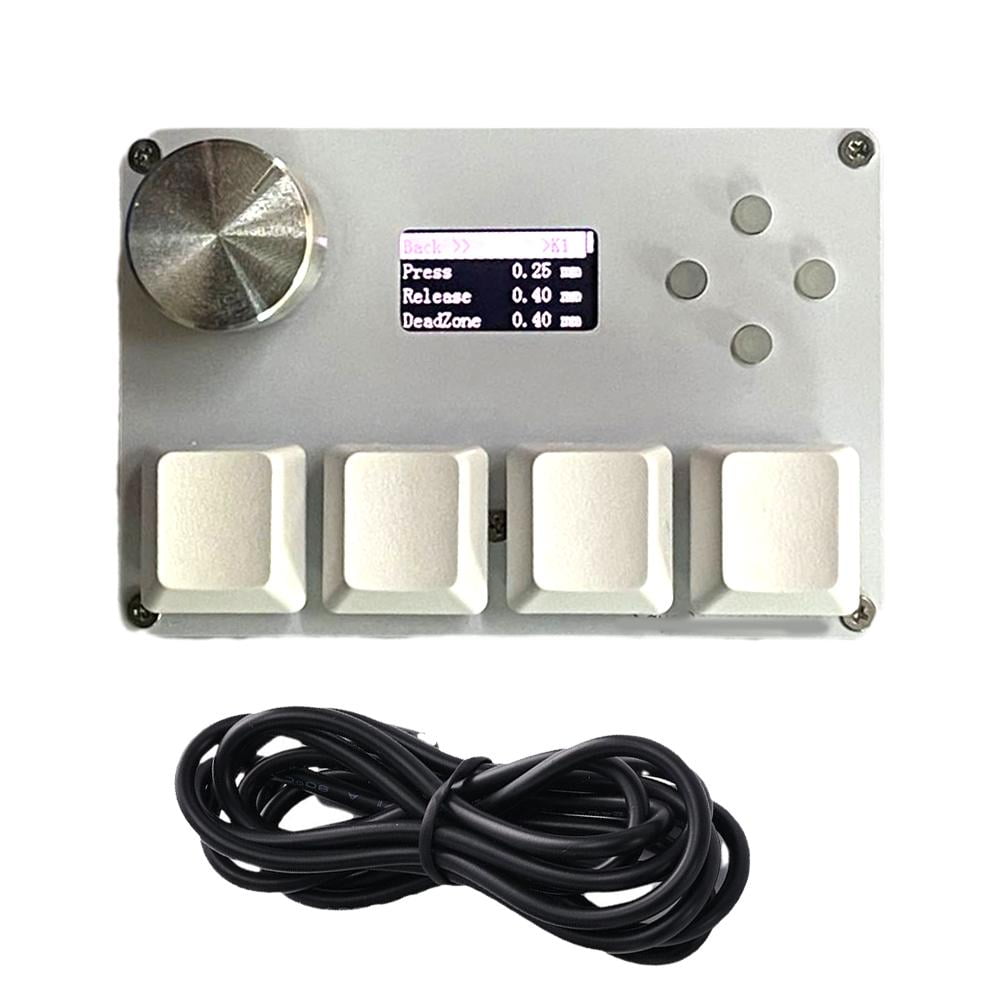 VIVIDCRAFT White White Axis O3c Four-Key Custom Keyboard Magnetic Axis ...